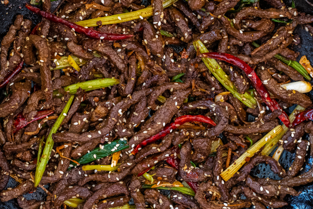 Spicy Stir-fry Beef Recipe (Ganbian Beef 干煸牛肉) – Souped Up Recipes